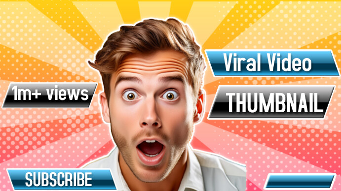 Orange Background youtube thumbnail with Shin Template | PosterMyWall