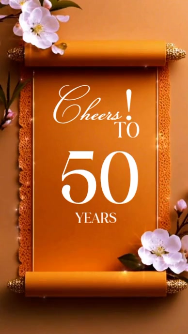 Orange Birthday Celebration Digital Display Video Template | PosterMyWall