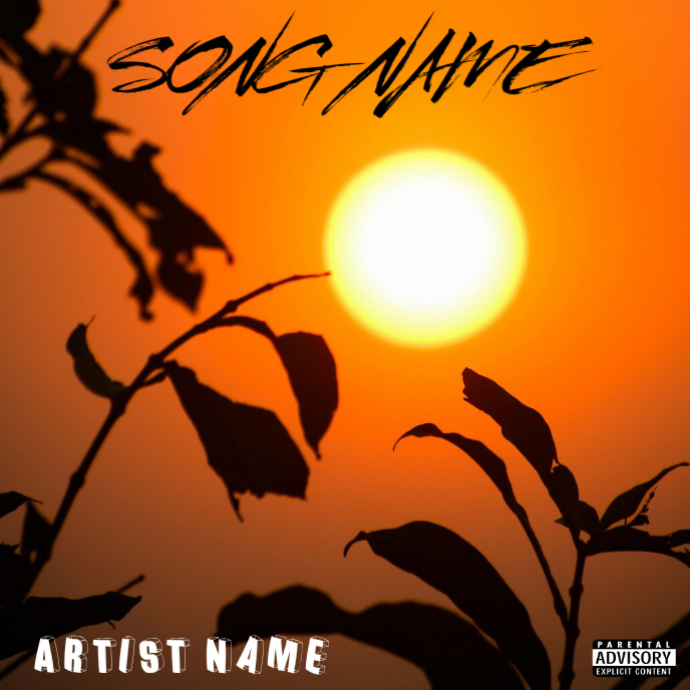 Orange Cd Mixtape Album Cover Album Cover Template | PosterMyWall