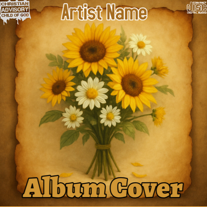 Copy of Orange CD Mixtape/ Album Cover Artwork Template | PosterMyWall
