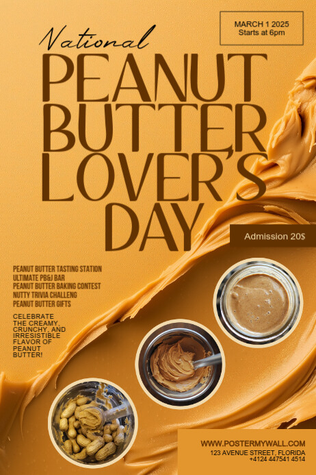 Orange Collage National Peanut Butter Lover's Day Celebration Event ...