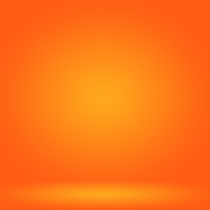Orange colour background design template | PosterMyWall