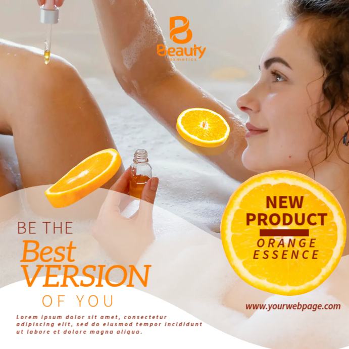 Orange Essence Template | PosterMyWall