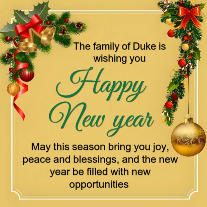 Orange Floral Happy New Year Album Cover Template | PosterMyWall