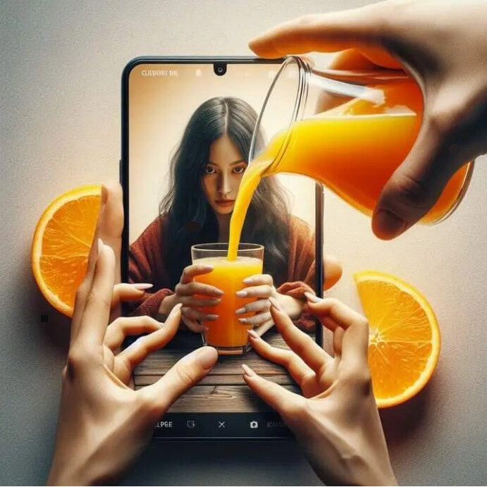 orange fruit juice flyers Template | PosterMyWall