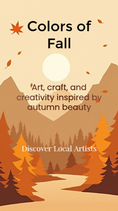 Plantilla de Orange Futuristik Art & Craft Fair Instagram Story ...