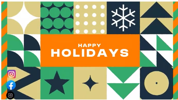 Orange Geometric Graphics Youtube Thumbnail Template | PosterMyWall