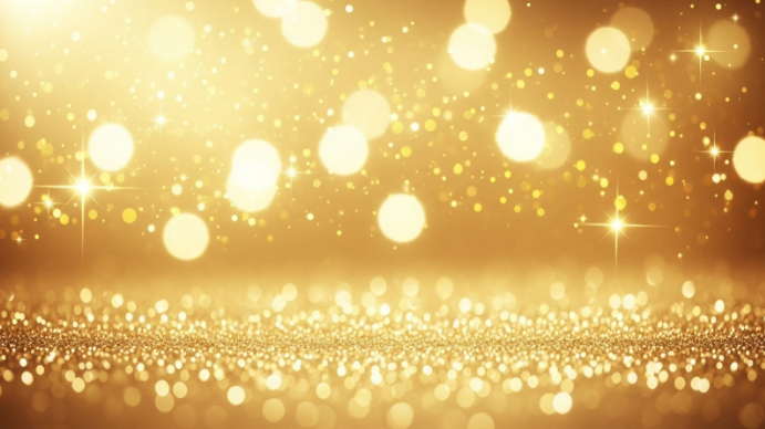 Plantilla de Orange Gold Glitter Background Digital Display | PosterMyWall