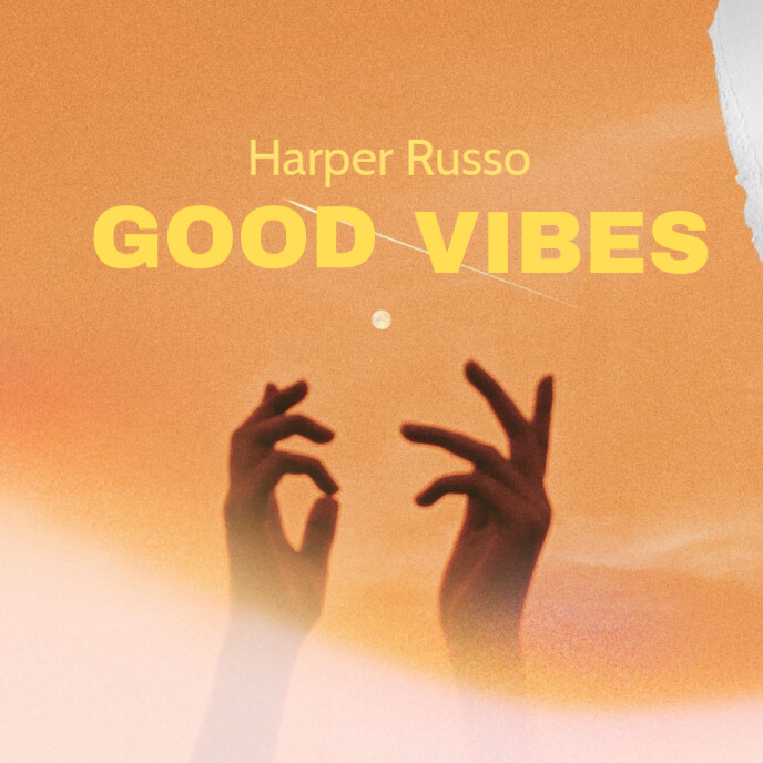 Plantilla de Orange Good Vibes Album Cover | PosterMyWall
