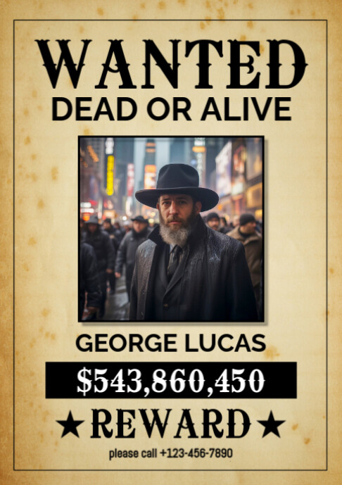 Orange Grunge Wanted Poster A2 Template | PosterMyWall