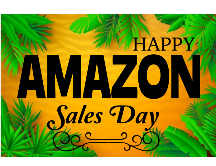 Orange Happy Amazon Flyer (us Letter) Template | PosterMyWall