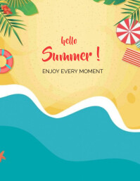 Hello Summer Flyer 2024 Template | PosterMyWall