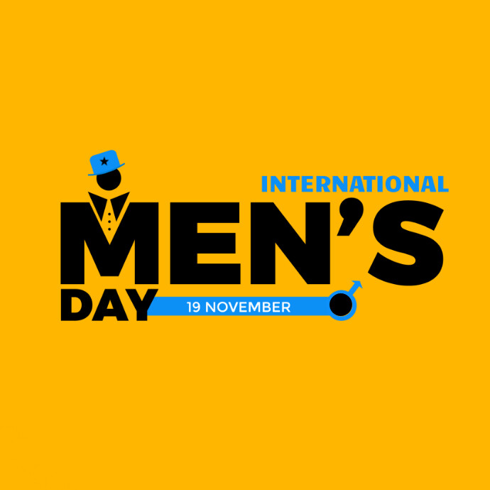 Orange International-men's-day-cap-19th-november- Logo Template ...