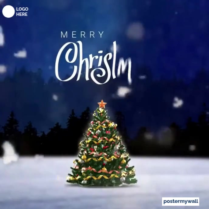 Orange Joyful 🎄 Snowy Doorway To Christmas Magic 🎄 Album Cover Template ...