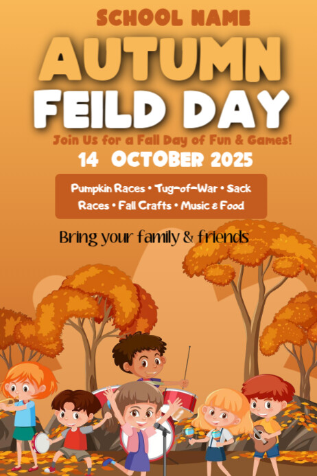 Field Day Celebration Posters Template | PosterMyWall