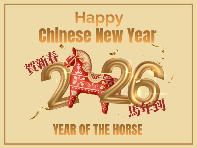 Plantilla de Orange Joyful Chinese New Year , Happy Chinese New Year ...