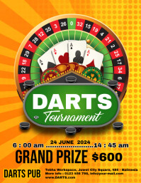 Darts Game Tournament Template | PosterMyWall