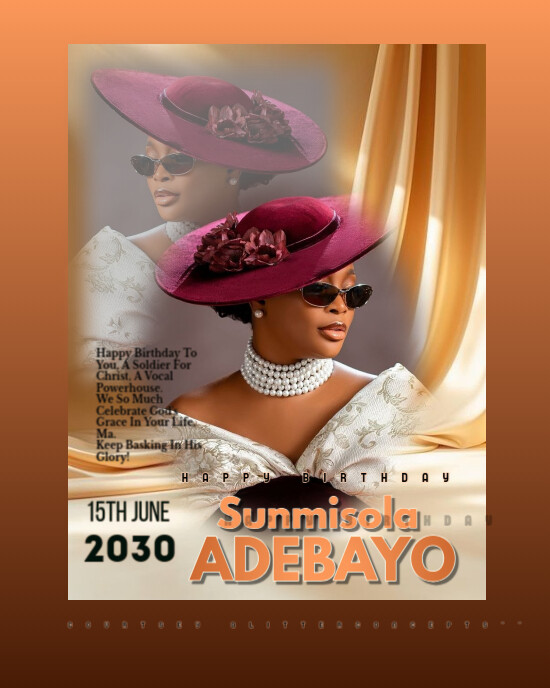 Orange Joyful Happy Birthday Instagram Portrait Template | PosterMyWall