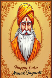 Happy Guru Nanak Jayanti Template | PosterMyWall