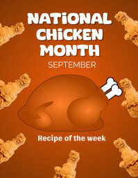 National chicken month Template | PosterMyWall