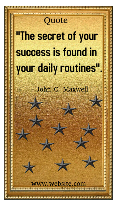 Orange Joyful Success Quote Banner Banner 4' × 6' Template | PosterMyWall