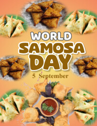 Samosa Food Flyer Design Template | PosterMyWall