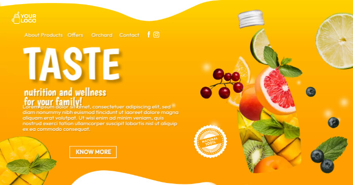 Orange Juice Best Offer Template | PosterMyWall