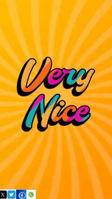 Orange List-based Nice One Instagram Reel Template | PosterMyWall