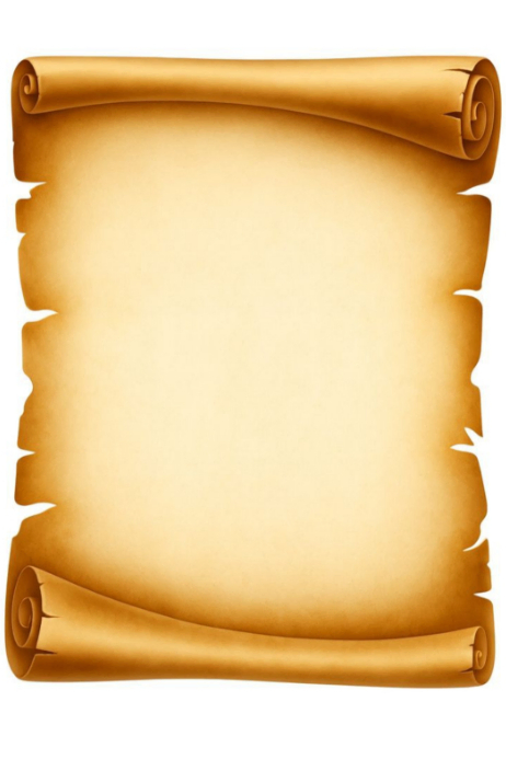 Orange Maximalist Ancient Scroll Background Poster Template | PosterMyWall