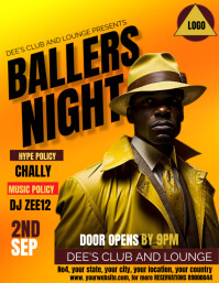 Ballers Party Design Template | PosterMyWall