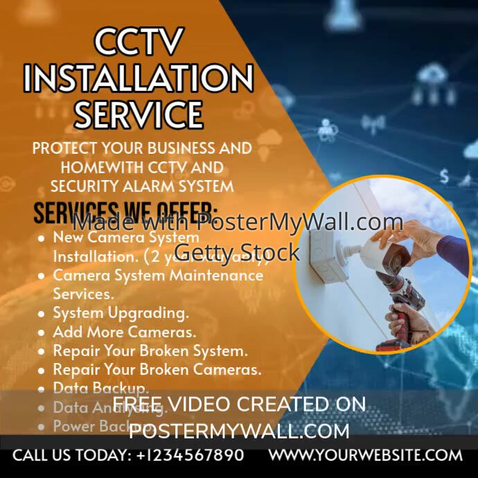 Copy of Orange Maximalist Cctv Security Services Flyers Instagram Post ...