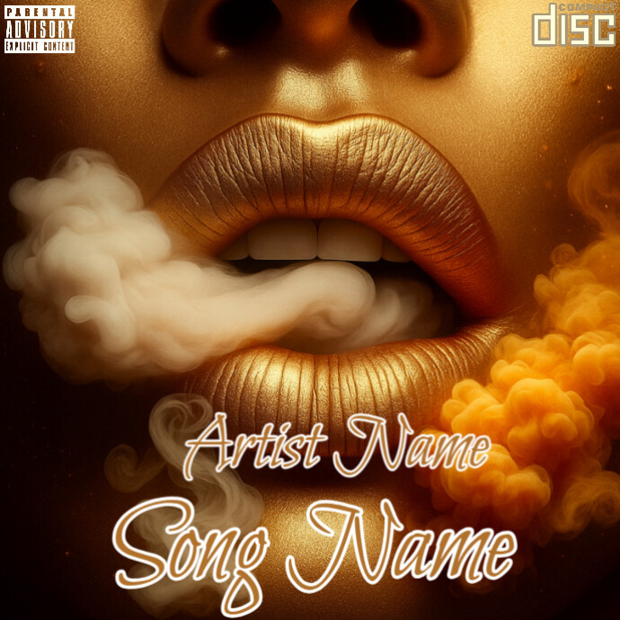 Plantilla de Orange Maximalist Cd Mixtape Album Cover | PosterMyWall