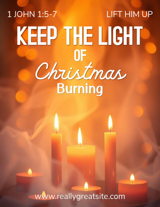 Plantilla de Orange Maximalist Christmas Flyer (us Letter) | PosterMyWall