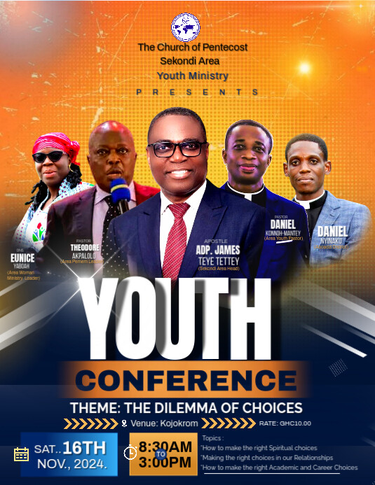 Orange Maximalist Church Flyer (us Letter) Template | PosterMyWall