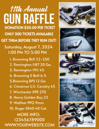 Gun Raffle Template | PosterMyWall