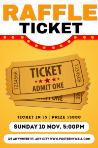 Raffle Ticket Template | PosterMyWall