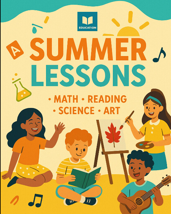 Copy of Orange Maximalist Summer Lessons Design Flyer Instagram ...