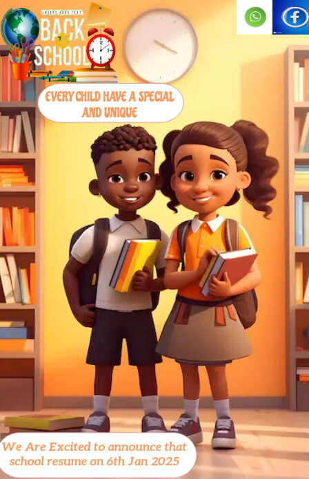 Orange Maximalist Welcome Back To School Tabloid Template | PosterMyWall