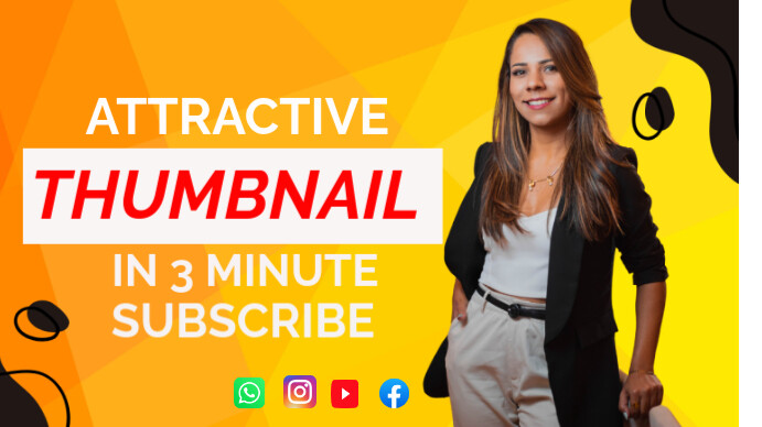 Orange Maximalist Youtube Thumbnail Youtube Thumbnail Template ...