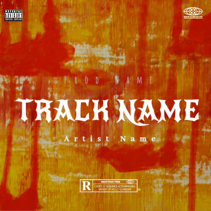 Orange Mixtape Album Cover Template | PosterMyWall