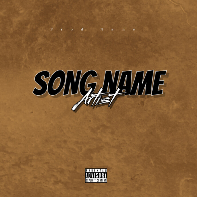 Copy of Orange Mixtape Album Cover | PosterMyWall