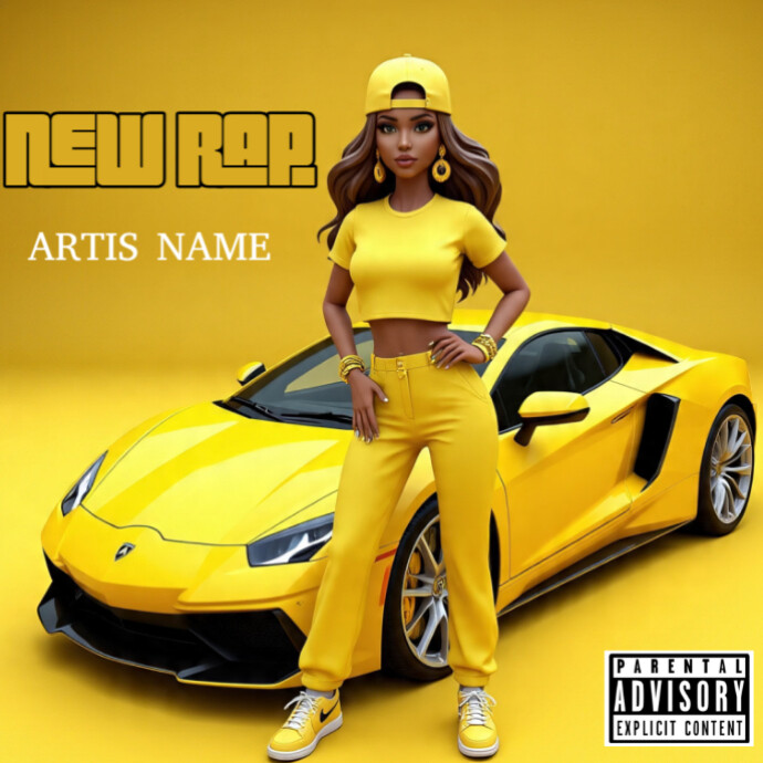 Orange Mixtape Album Cover Template | PosterMyWall