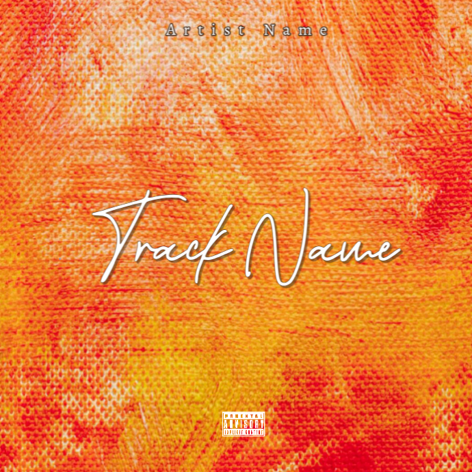 Orange Mixtape Album Cover Template | PosterMyWall
