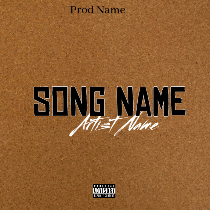 Orange Mixtape Album Cover Template | PosterMyWall