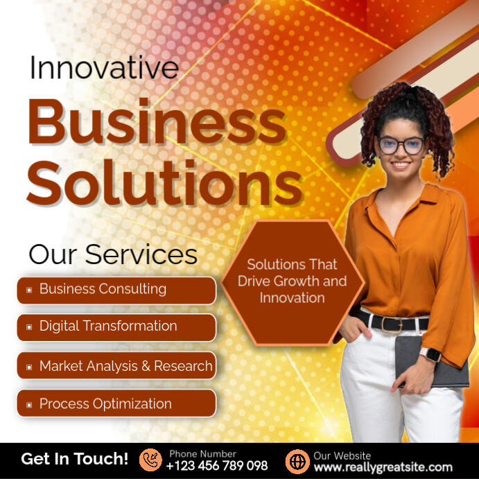 Copy of Orange Modern & Minimal Comprehensive Business Services ...