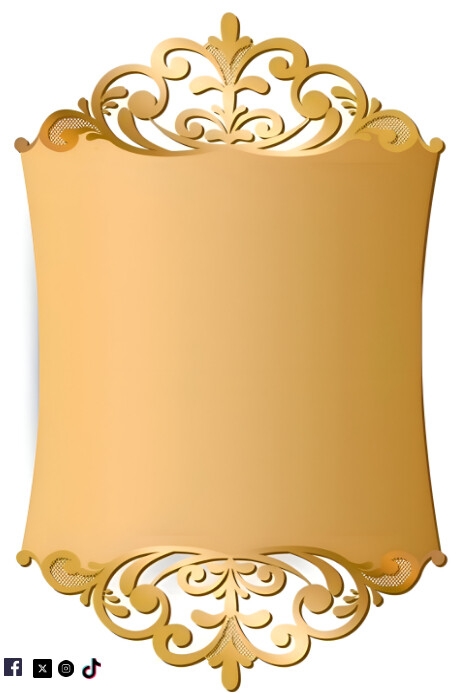 Orange Modern & Minimal Invitation Card Post Template | PosterMyWall