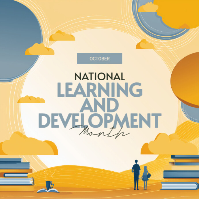 Orange Modern & Minimal National Learning And Development Month ...
