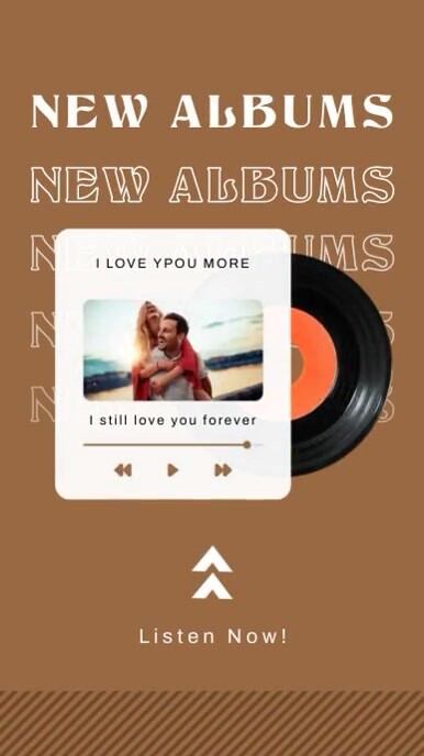 Orange Modern & Minimal New Album Instagram Template | PosterMyWall
