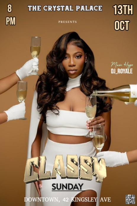 Orange Modern & Minimal The Image Is A Sophisticated Event Flyer ...