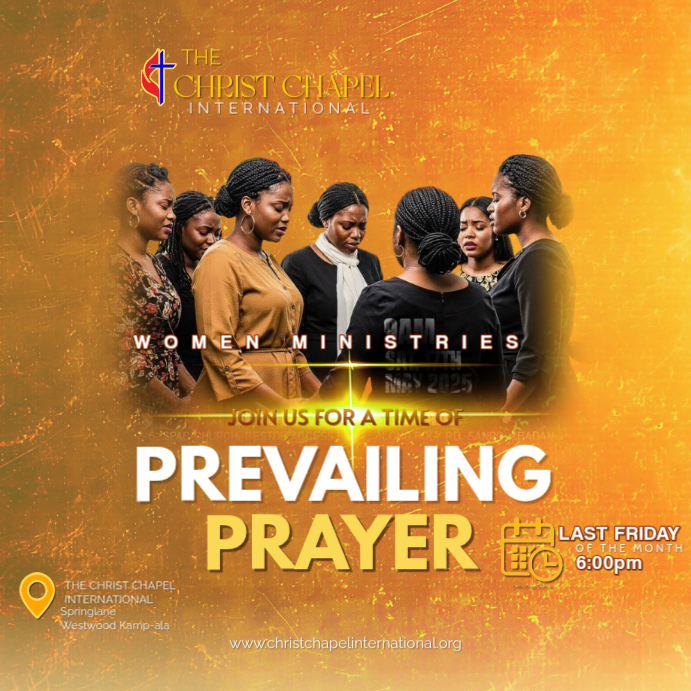 Orange Modern & Minimal Women Prayer Ministry Instagram Post Template ...